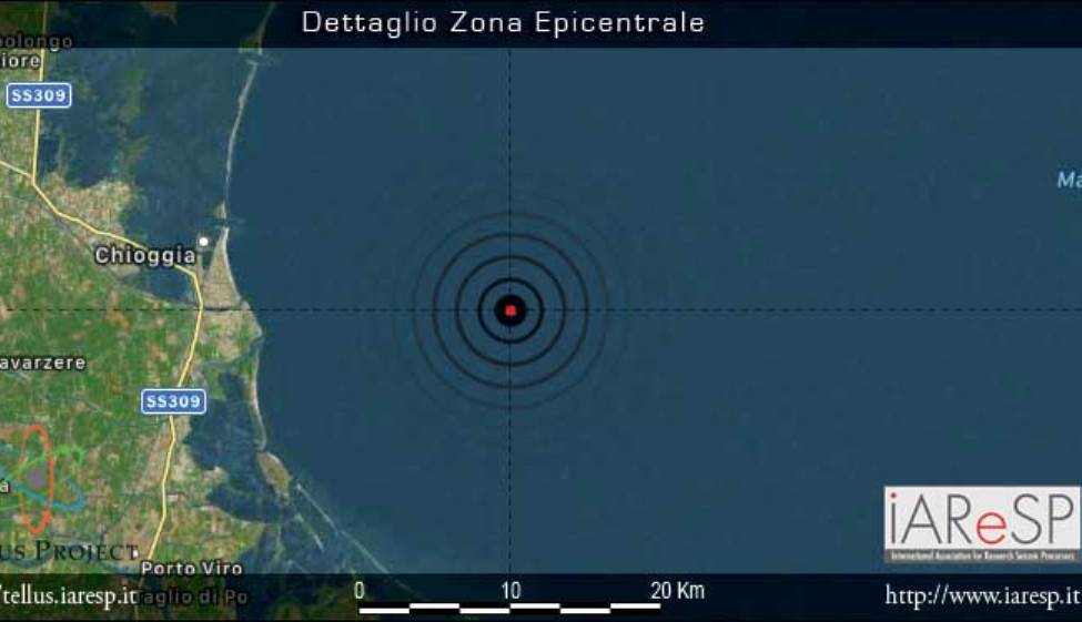 Sciame sismico al largo di Chioggia, con una scossa di magnitudo 3.3 ... Sciame sismico al largo di Chioggia, con una scossa di magnitudo 3.3 ...