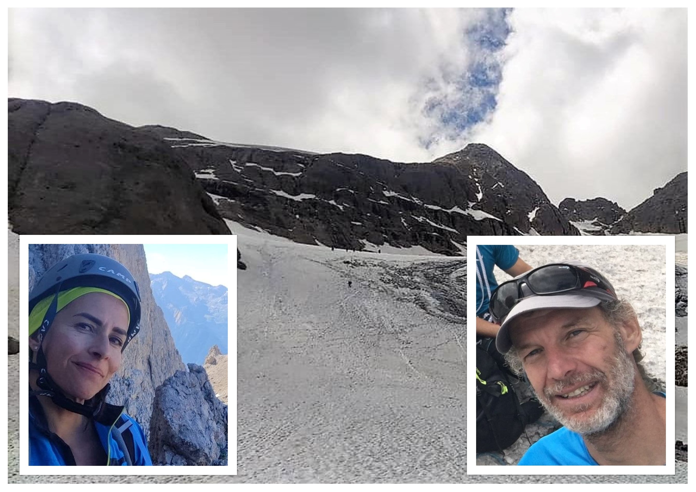 Davide ed Erica, marito e moglie, ancora dispersi nel ghiaccio. Lui da ...