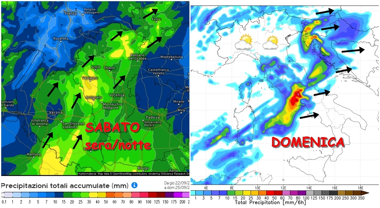 Previsioni meteo 23-25 settembre: in arrivo una perturbazione per il fine settimana - L'Eco ...