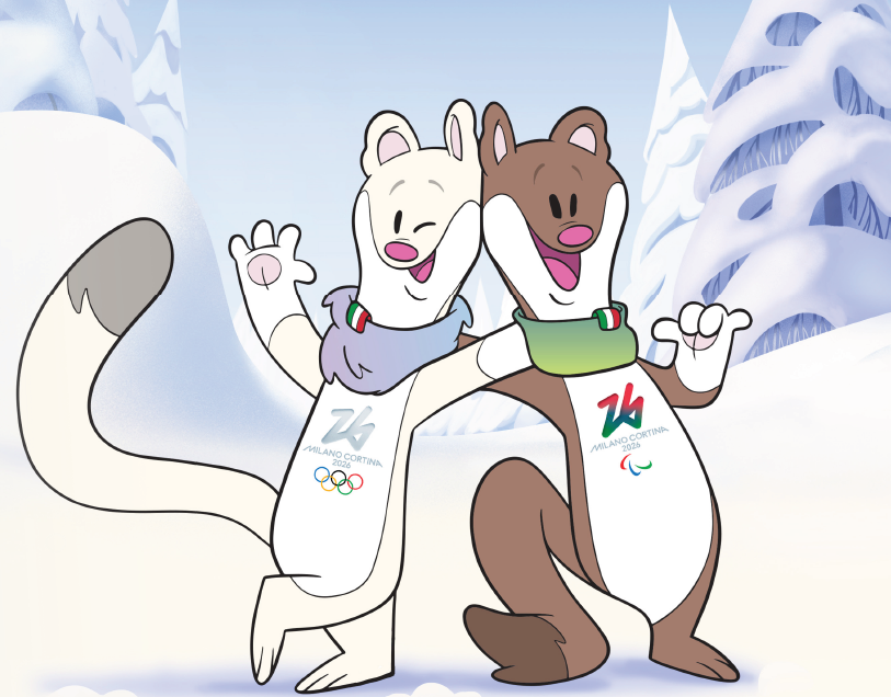 Olimpiadi Invernali 2026, ecco gli ermellini di montagna Tina e Milo ...
