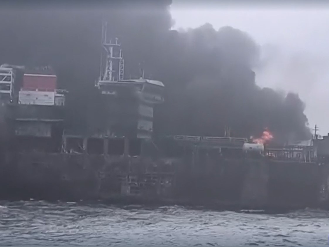 Collisione tra petroliera e nave cargo nel Mare del Nord ...