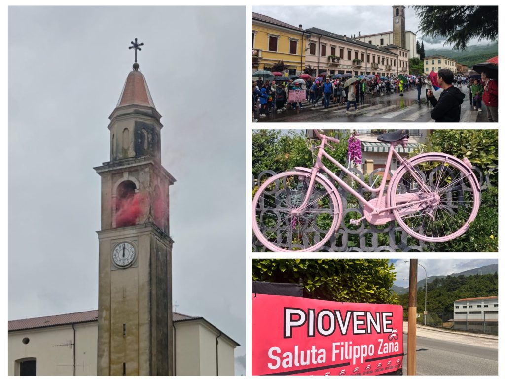 Giro d'Italia in... tour saluta l'Altovicentino tra pioggia e la ...