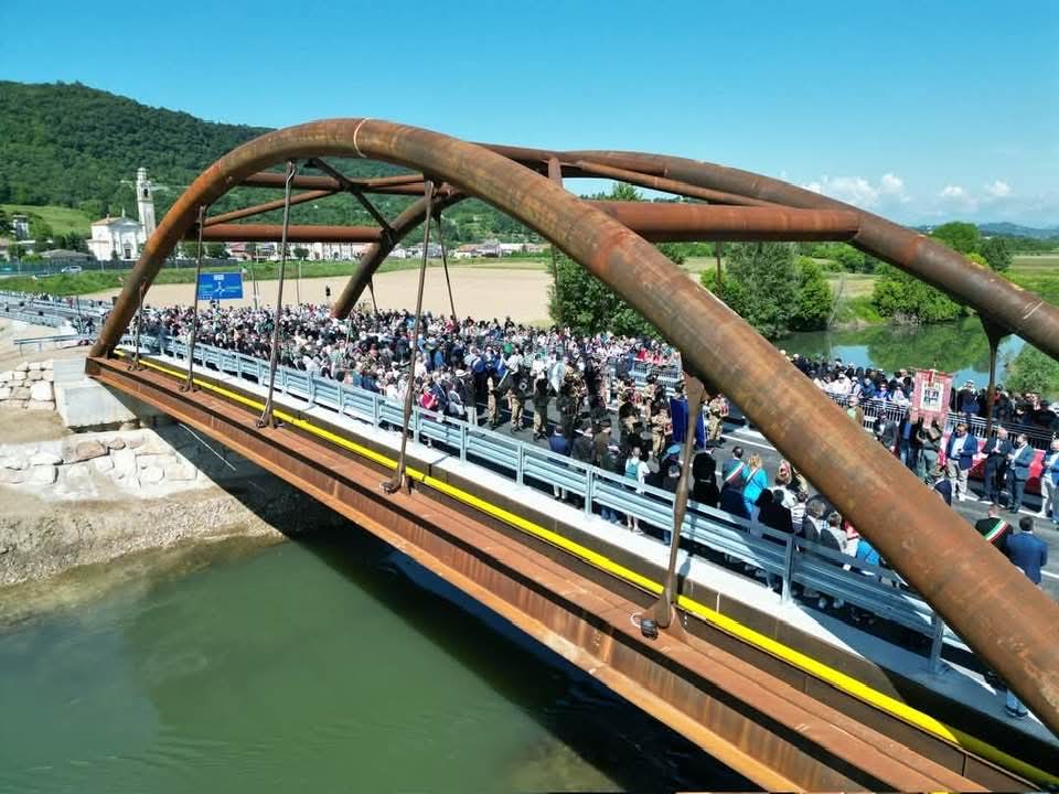 Festa grande per il nuovo Ponte di Secula, Nardin: "Scritto un pezzo di storia" - L'Eco Vicentino